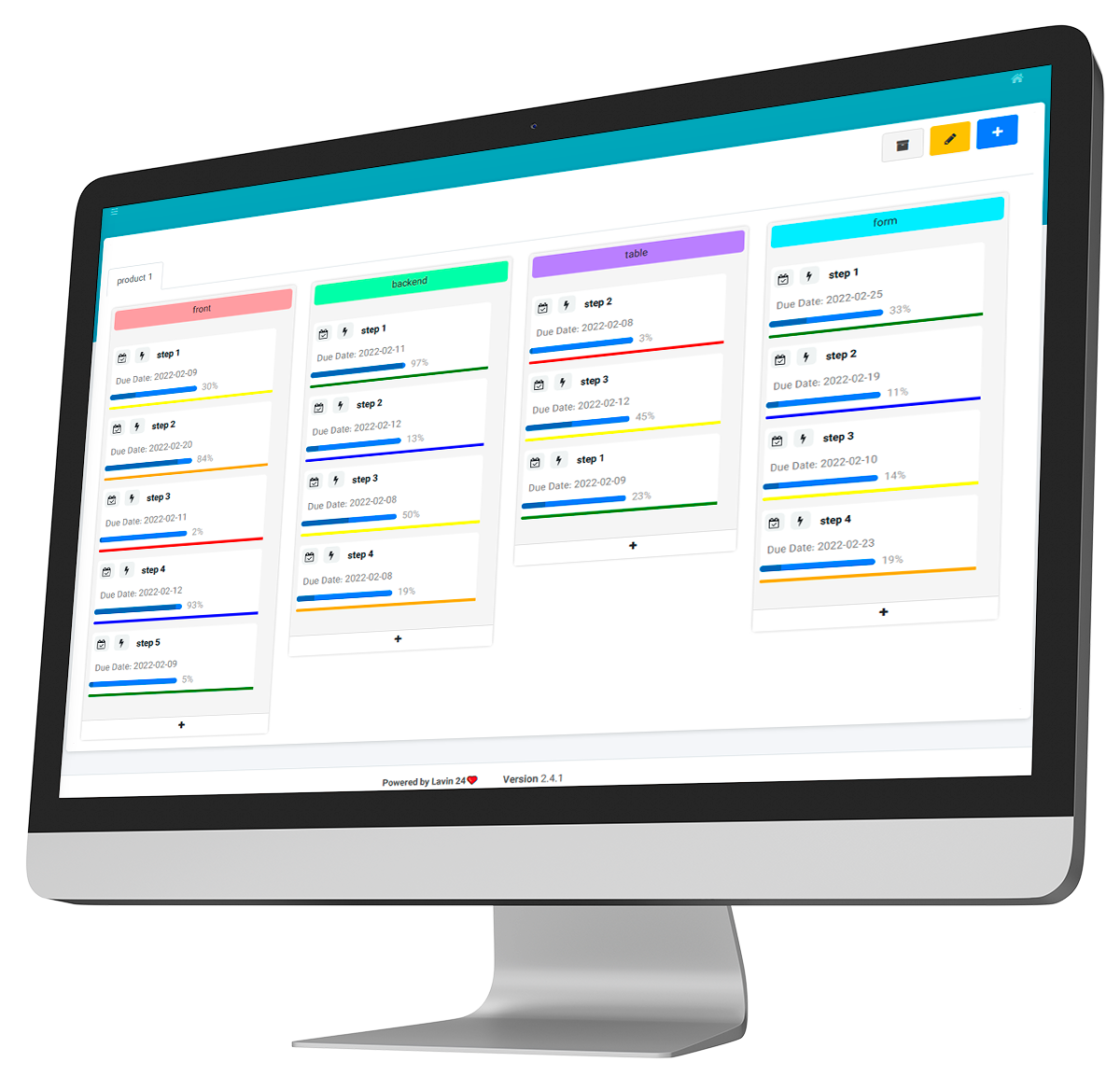 kanban - LoyalAxis Wordpress CRM Plugin